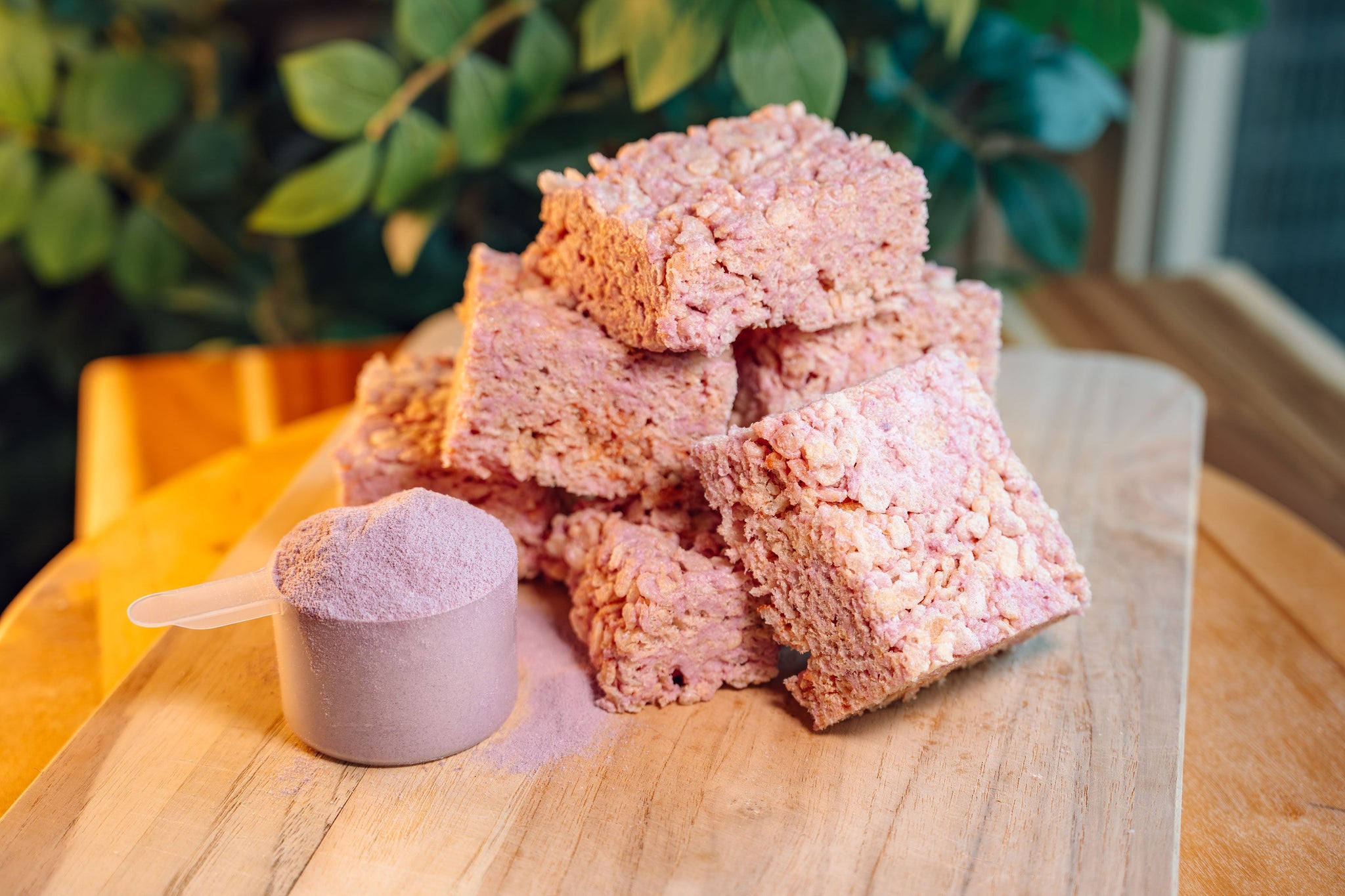 Taro Rice Crispies