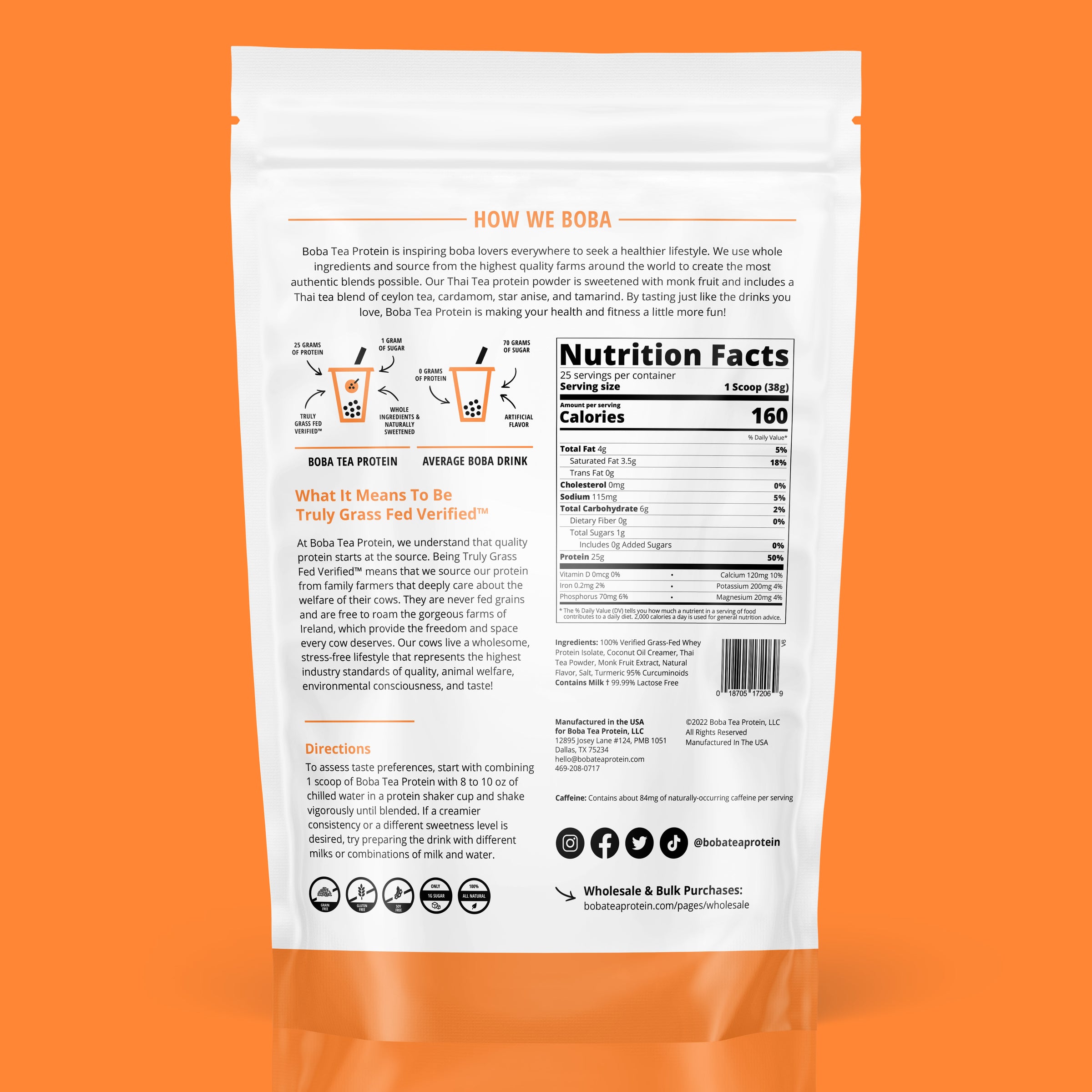 Thai Tea Protein Powder