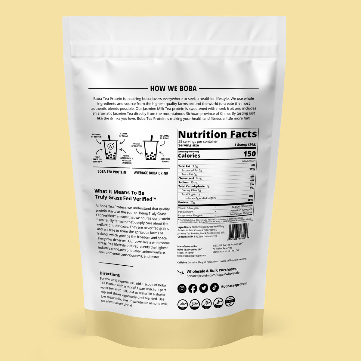 Jasmine Milk Tea Protein Powder