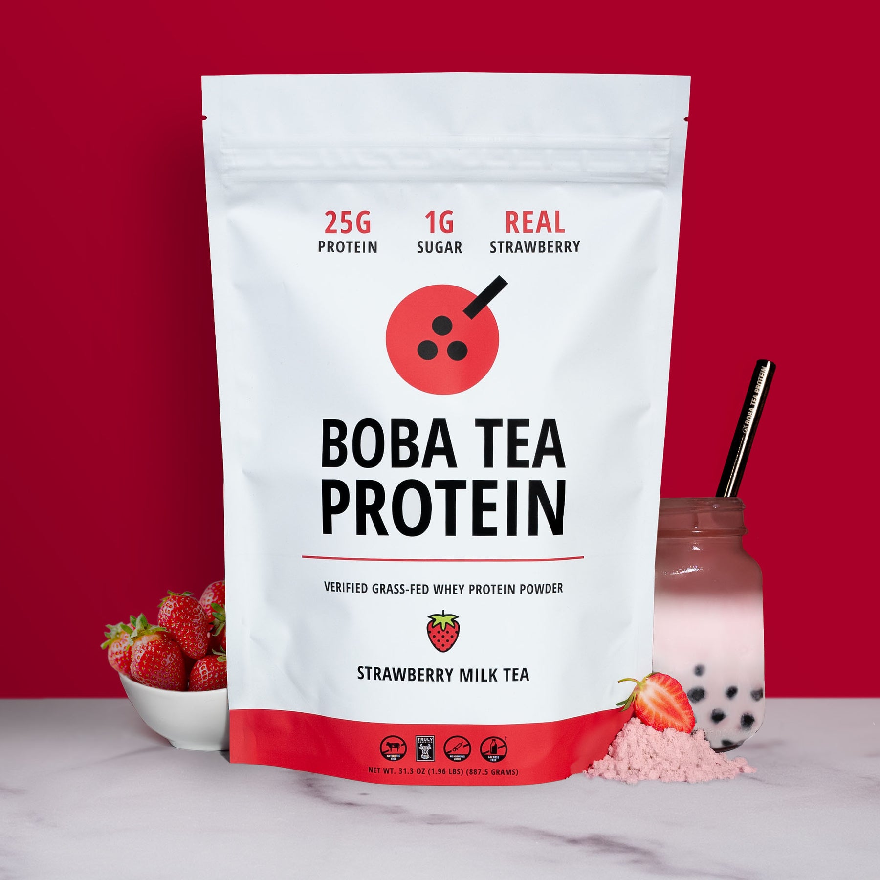 Strawberry Milk Tea Whey Protein