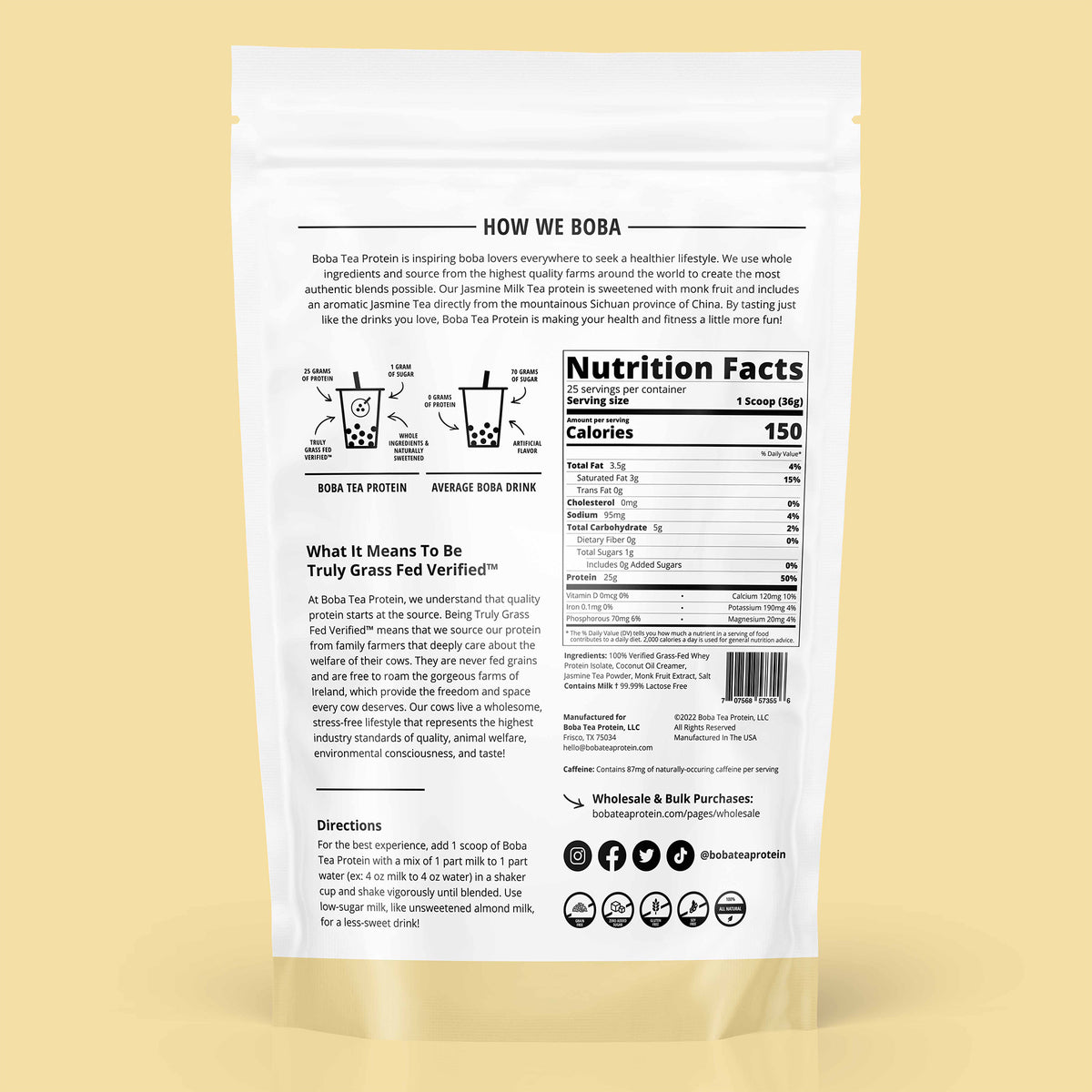 Jasmine Milk Tea Protein Powder