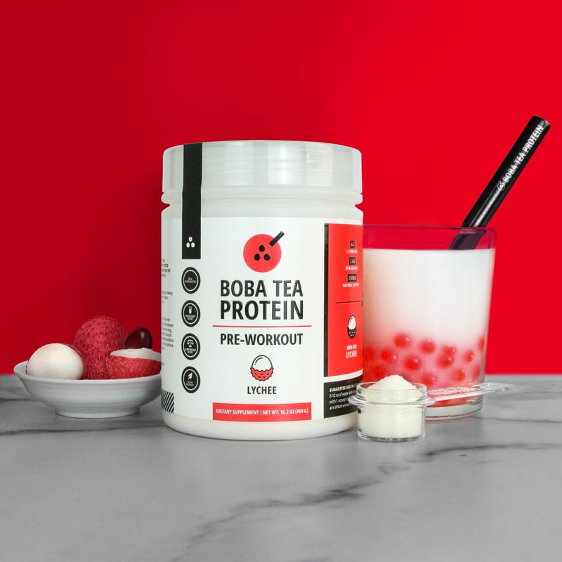Pre-Workout | Lychee – Boba Tea Protein